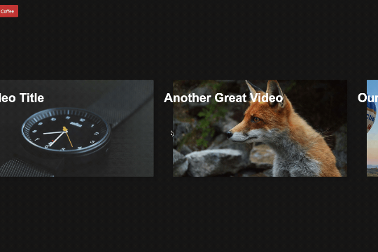 CMS, Responsive, Horizontal Scrolling Video Portfolio - Webflow